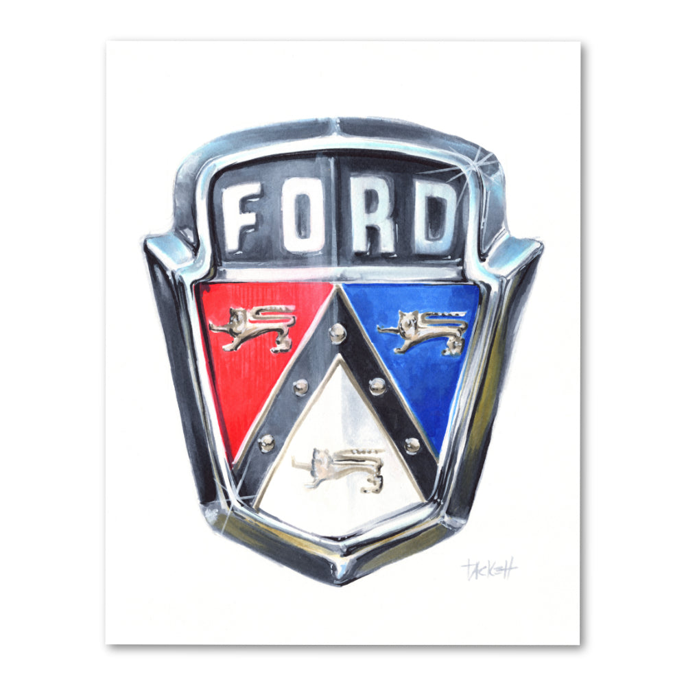 Ford Badge Wall Art – Billy Tackett