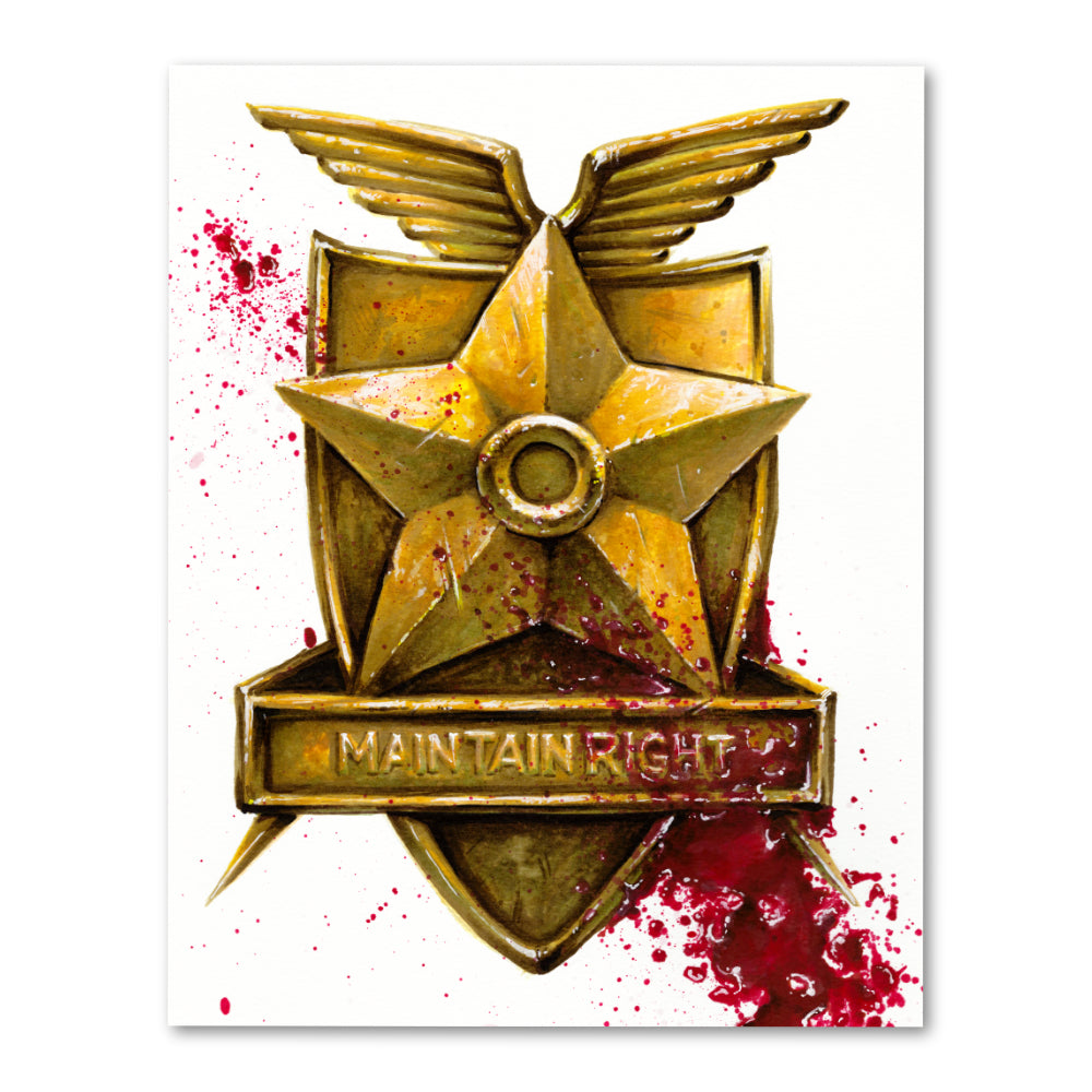 Mad Max's MFP Badge Art Print – Billy Tackett