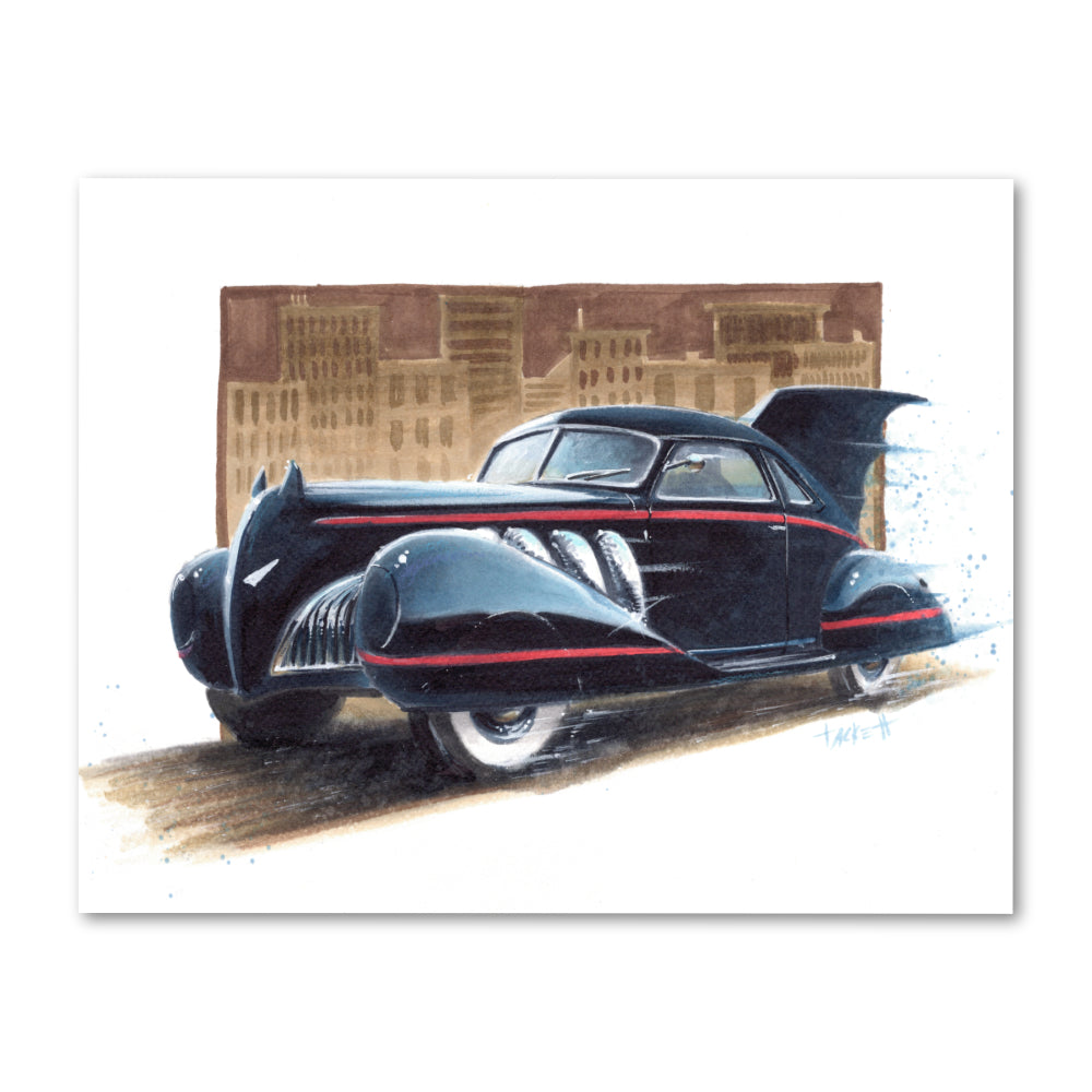 Batmobile Wall Art – Billy Tackett